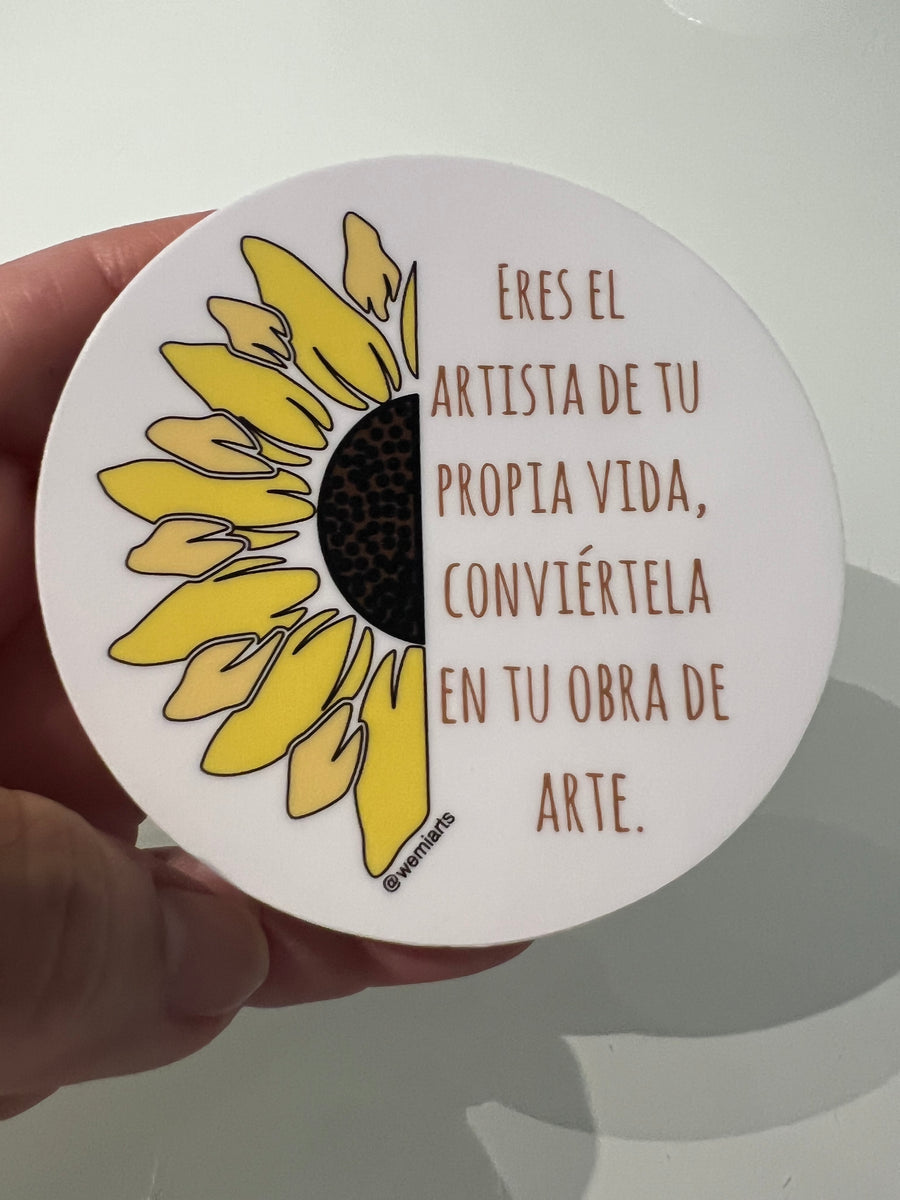 Stickers- Eres el artista de tu propia vida, conviértela en tu obra de ...